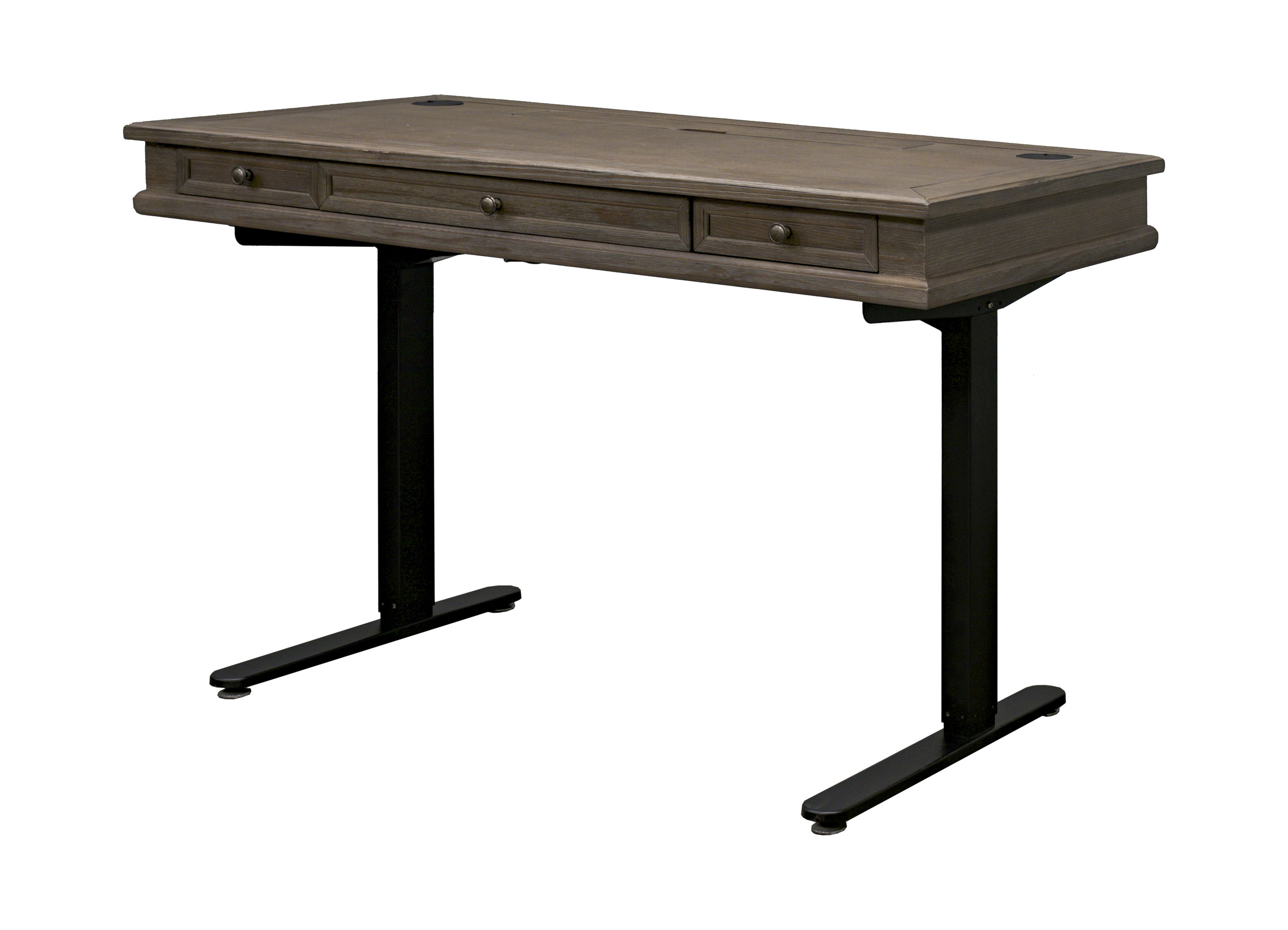 Carson Wood Electronic Sit/Stand Desk - Transitional - Desks And ...