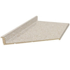 chipped formica at miter seam