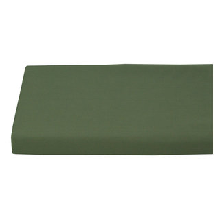 600 TC Solid 100% Bamboo Viscose Fitted Sheet, King - Contemporary ...