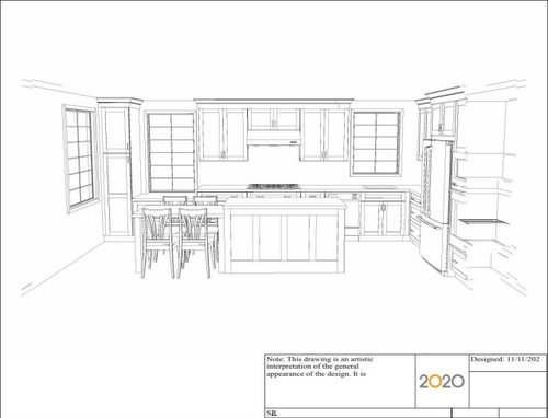 Kitchen layout spacing questions