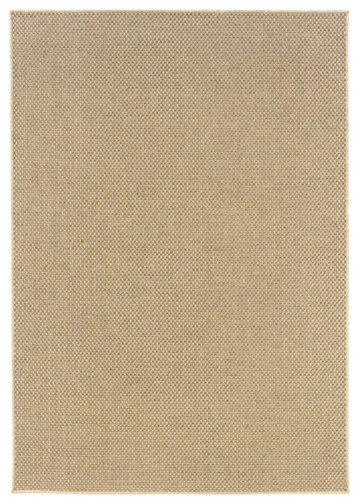 KARAVIA Sand 5' 3 X 7' 6 Area Rug - Contemporary - Area Rugs - by Bison ...