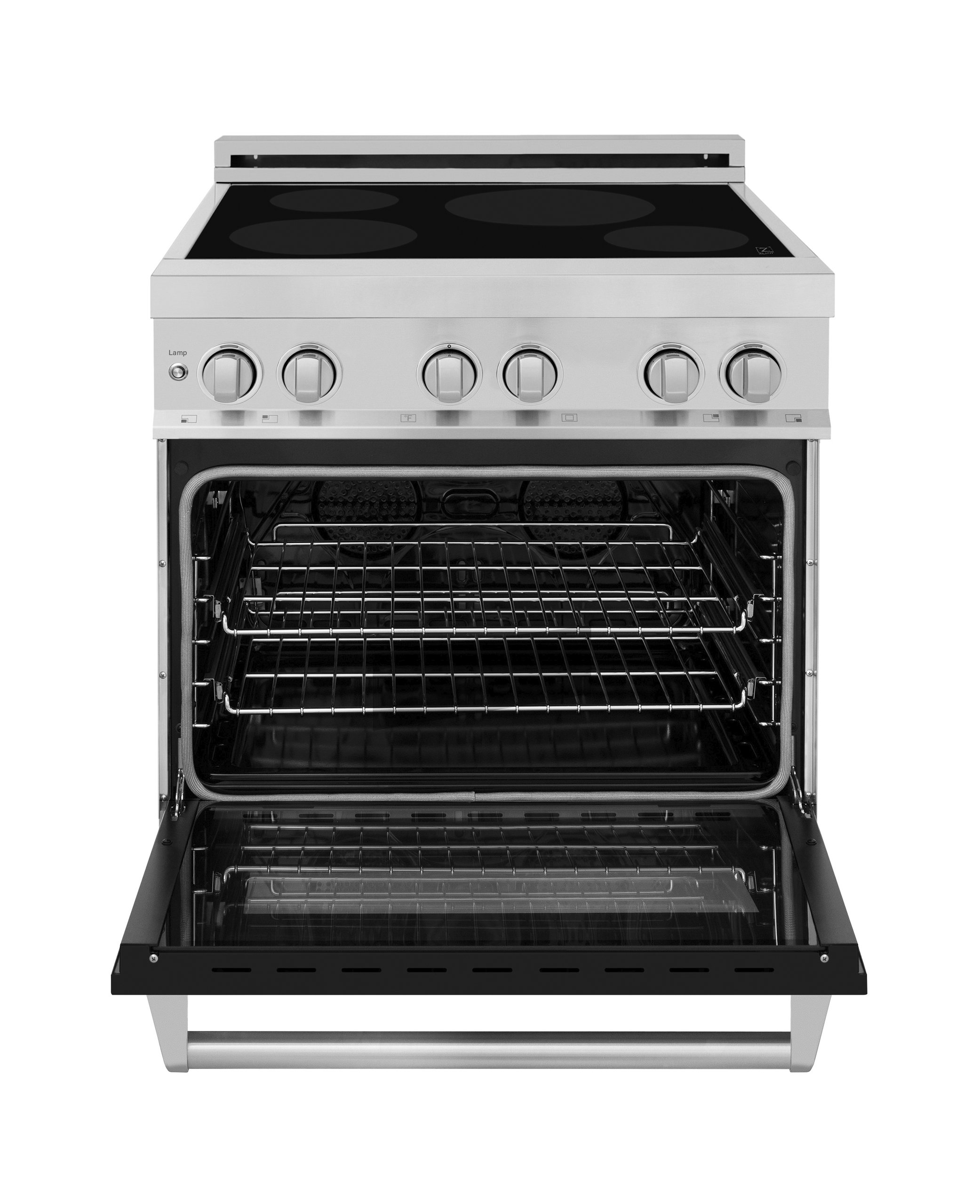 ZLINE 30 Induction Range, Stainless Steel With a Black Matte Door RAIND ...
