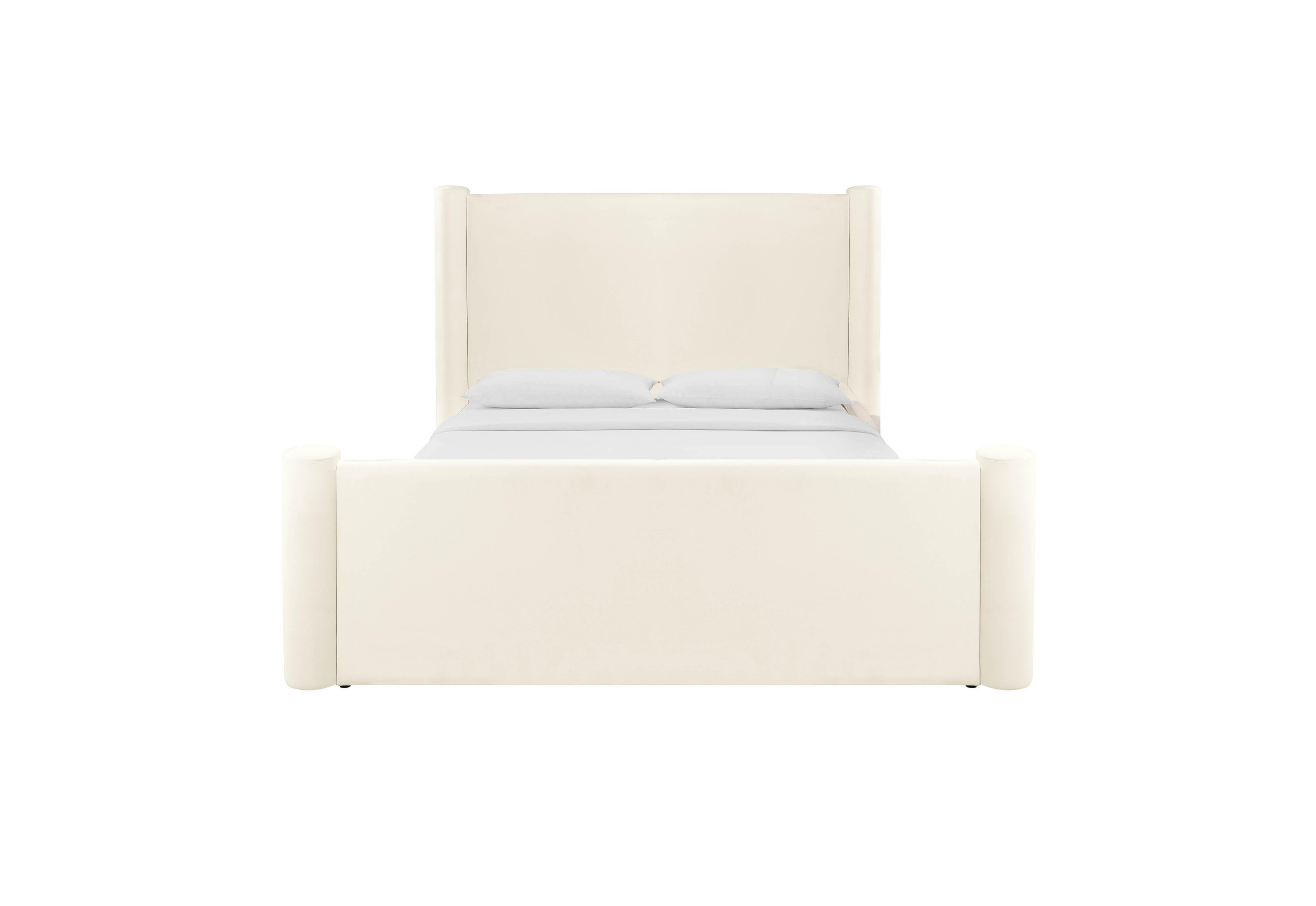 Athara Velvet Full Bed, queen - Transitional - Platform Beds - by TOV ...