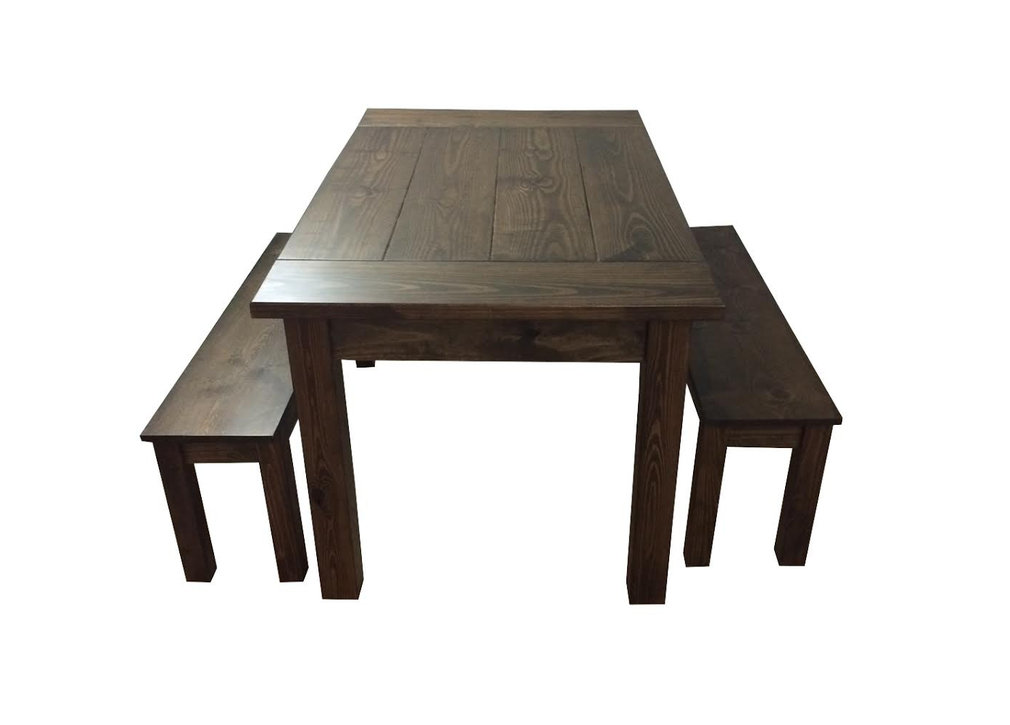 Yukon Cabin Table, 66" - Rustic - Dining Tables - by Ezekiel & Stearns ...