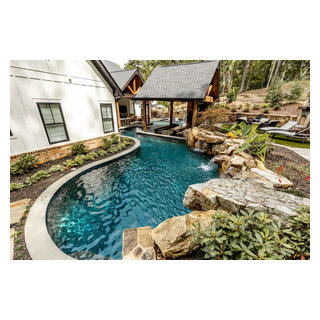 Free Form Swimming Pool: Dive into Timeless Elegance - Traditional ...