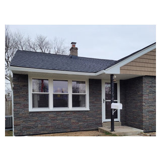 Keystone Stacked Stone Siding Update - Exterior - Denver - by GenStone ...