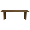 Fraser Rectangular Dining Table, Brown - Farmhouse - Dining Tables - by LH Home | Houzz