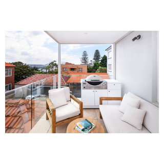 Custom BBQ Unit - Beach Style - Balcony - Sydney - by Improva | Houzz