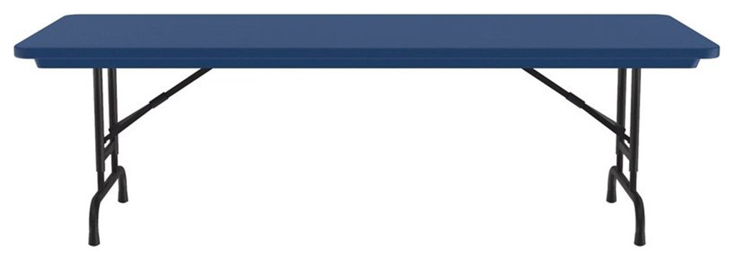 UrbanPro 22-32" Adjustable Height Heavy Duty Blow-Molded Folding Table ...