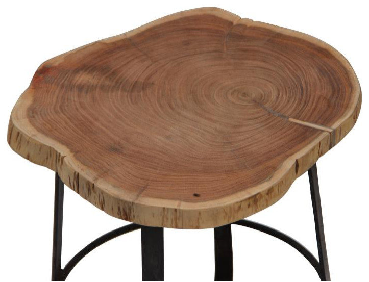 Lena Accent Tables/Stools Set Of 2 - Rustic - Side Tables And End ...