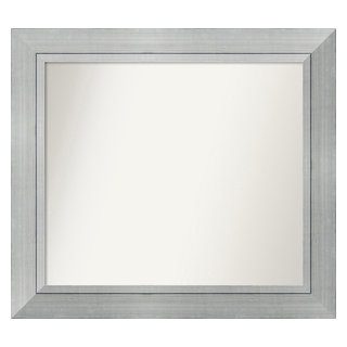 Wall Mirror, Medium, Choose Your Size, Romano Silver Wood, 37"x33 ...