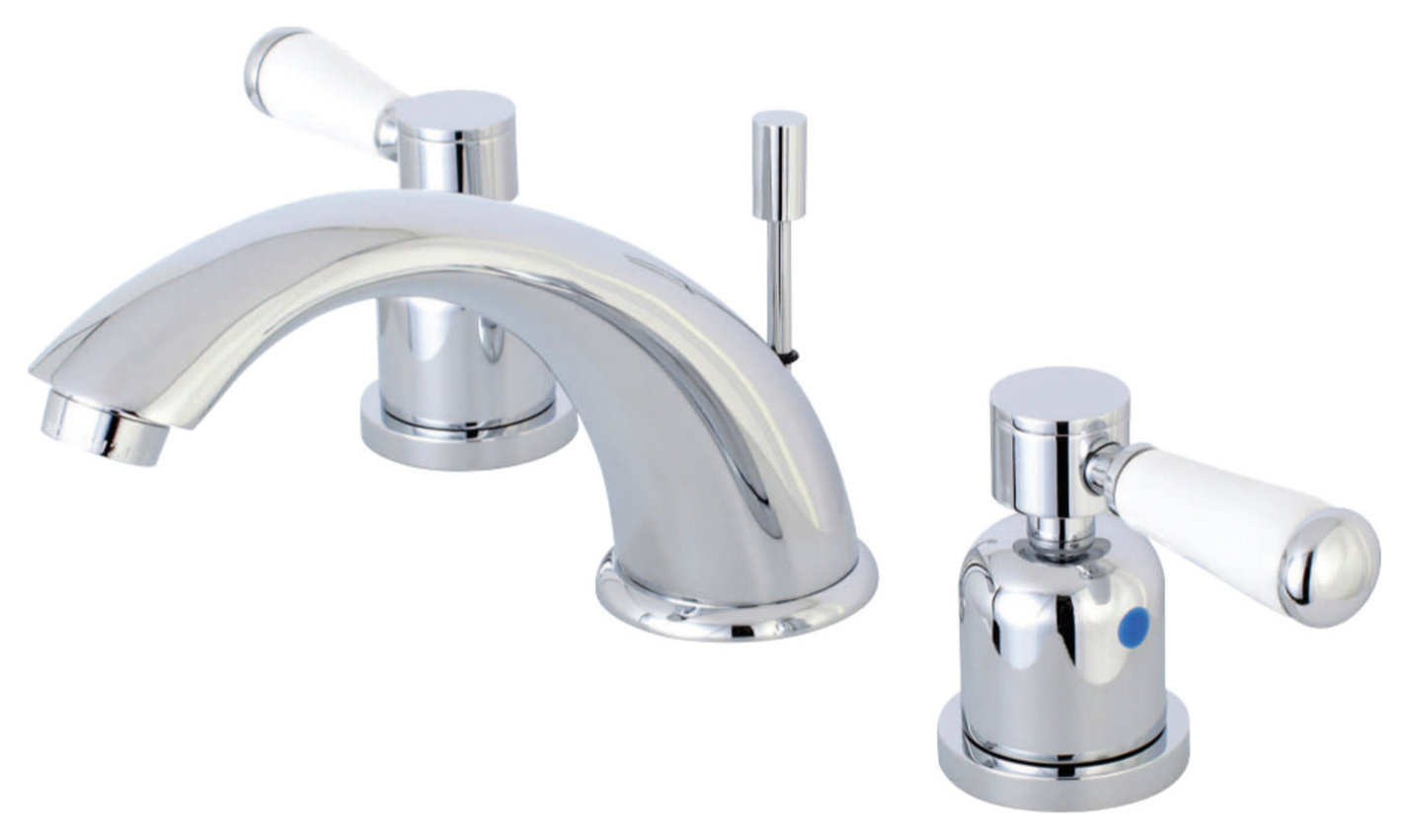 Kingston Brass KB896.DPL Paris 1.2 GPM Widespread Bathroom Faucet ...