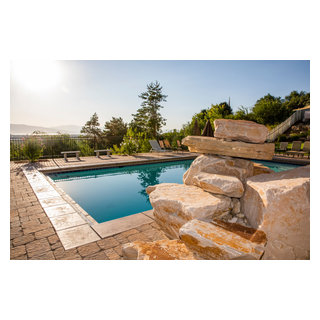 Pool With Views - Pool - Salt Lake City - by Big Rock Landscaping | Houzz