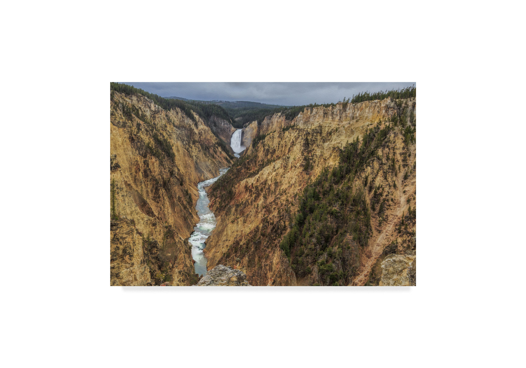 Galloimages Online 'Yellowstone Grand Canyon' Canvas Art, 32"x22 ...