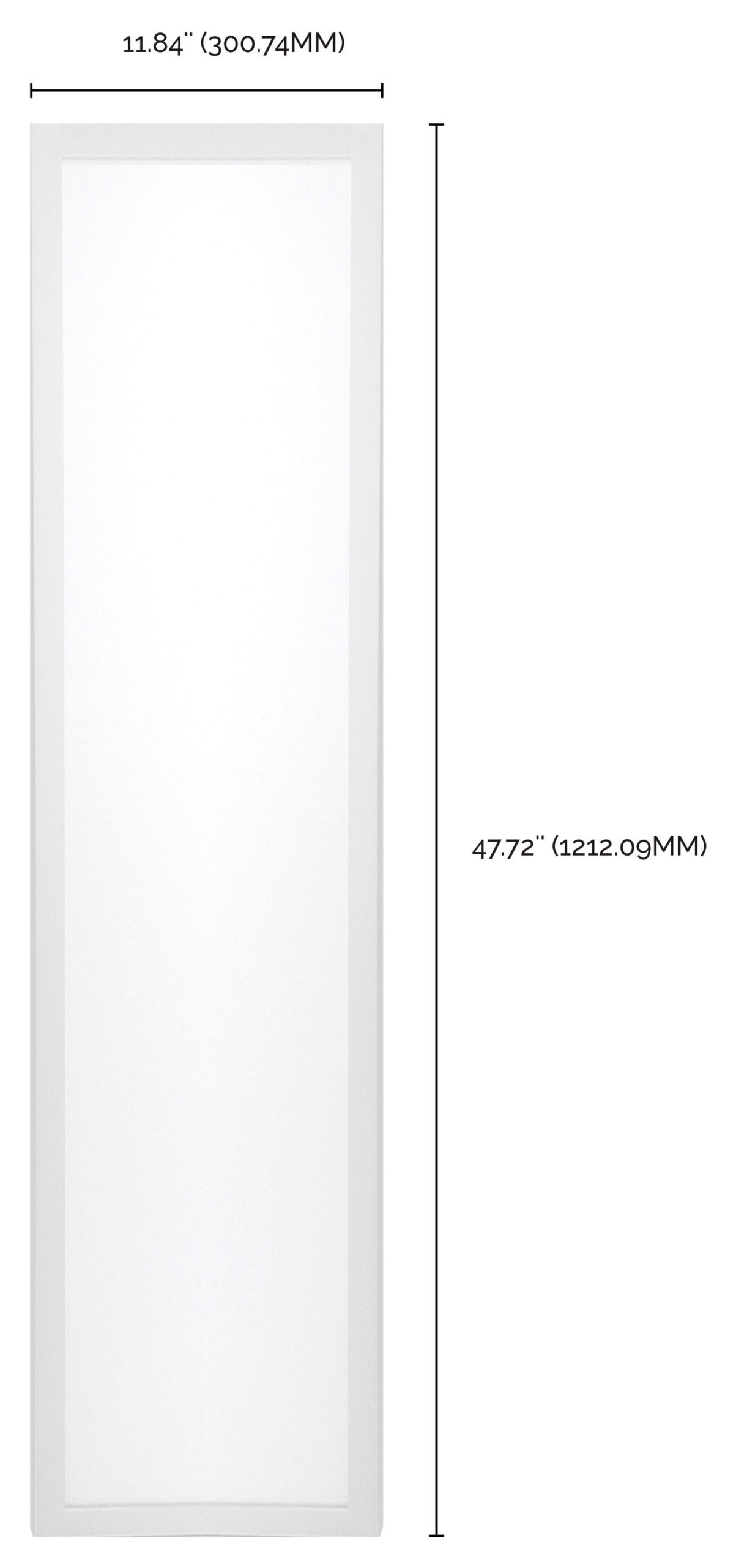 LED Backlit Flat Panel With EM Backup 40W 1x4' CCT Select 100-347V ...