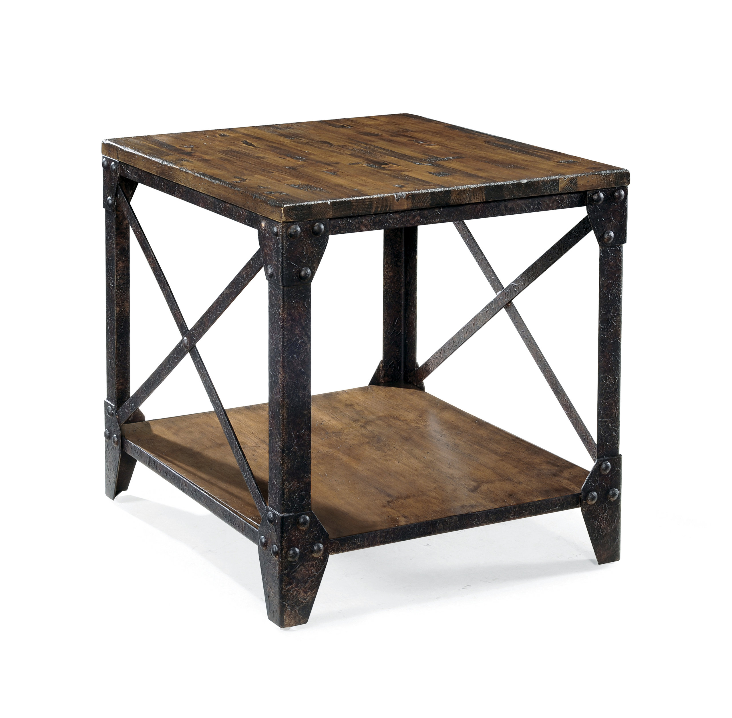 Rectangular End Table - Industrial - Side Tables And End Tables - by Magnussen Home | Houzz