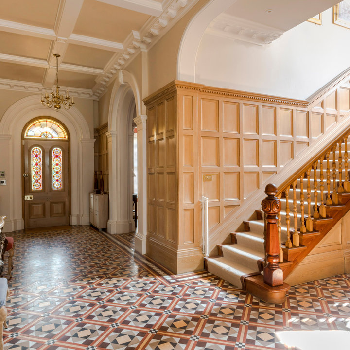 75 Wall Paneling Entryway Ideas You'll Love - November, 2025 | Houzz