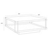 Finch Coffee Table, With Shelf - Contemporary - Coffee Tables - by ...