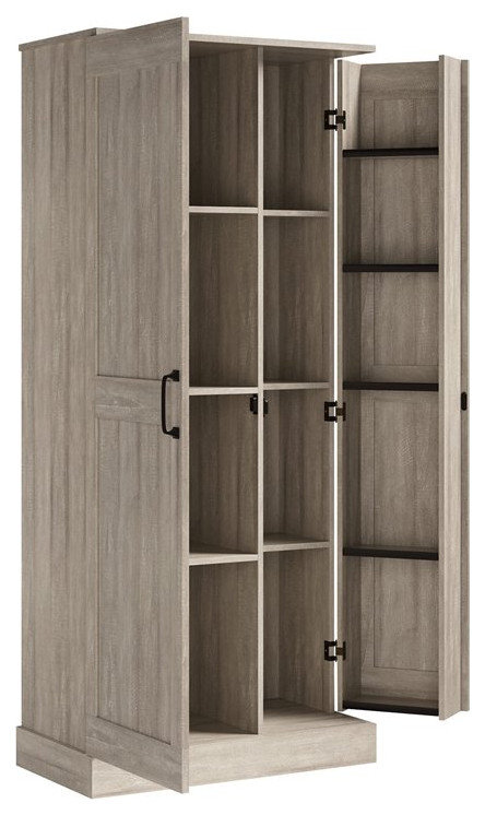 Sauder Engineered Wood Storage Cabinet in Spring Maple Finish ...