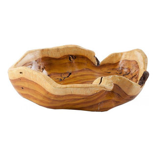 Burled Bowl - Rustic - Decorative Bowls - by Lighting Reimagined | Houzz