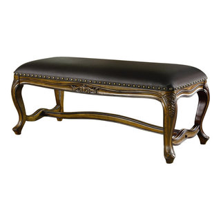 TraditionalUpholstered Bench - Victorian - Upholstered Benches - by ...