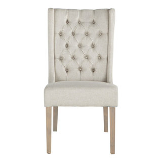 Chloe Natural Dining Chair, Set of 2 - Transitional - Dining Chairs ...