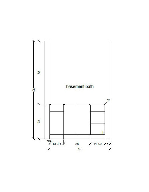False panel or not under the sink?