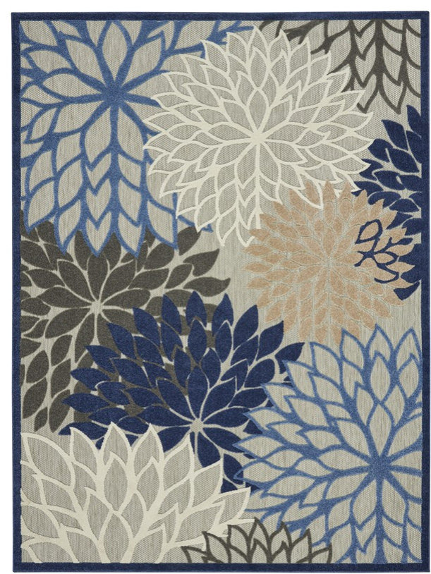 Nourison ALOHA Contemporary Rugs ALH05, 9'6"x13' - Contemporary ...