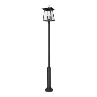 Z-Lite 5015PHXLR-5010P Rainer 5 Light 122" Tall Marine Grade Post ...