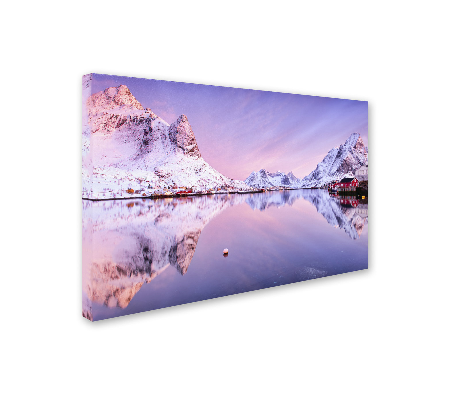 Michael Blanchette Photography 'Fjord Sunrise' Canvas Art, 32x22 ...
