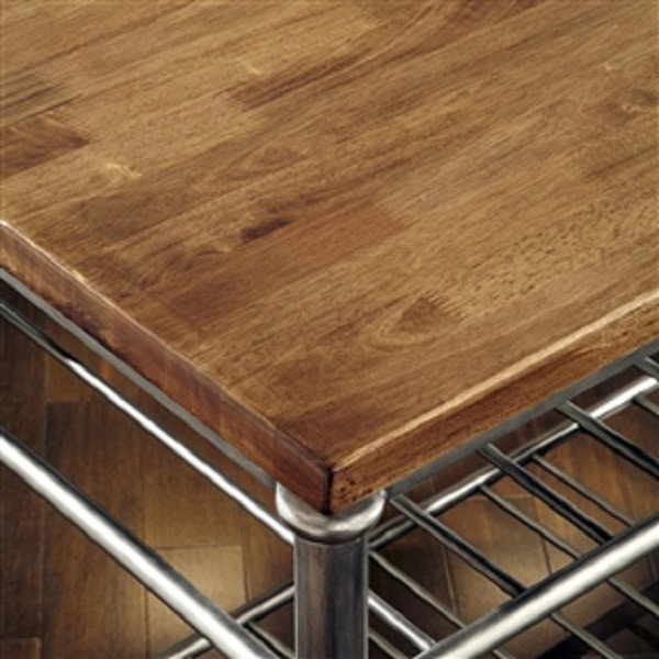 Metal Kitchen Utility Table - Traditional - Kitchen Islands And Kitchen ...