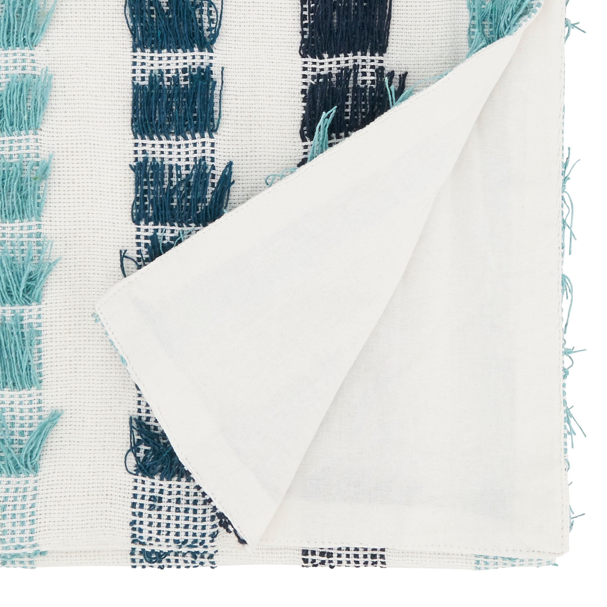 StripedTable Runner With Fringe Design, 16"x72" - Contemporary - Table ...