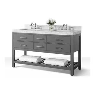 Elizabeth Bath Vanity Set, 60" - Transitional - Bathroom Vanities And ...