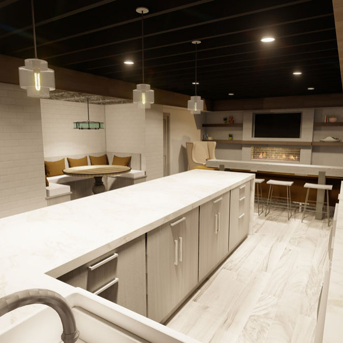 75 Exposed Beam Basement Ideas You'll Love - September, 2025 | Houzz