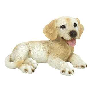 Design Toscano Yellow Labrador Puppy Statue - Contemporary - Decorative ...