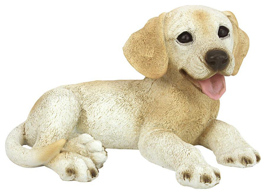 Design Toscano Yellow Labrador Puppy Statue - Contemporary - Decorative ...