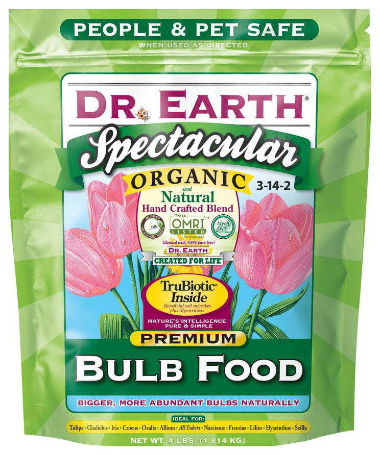 Dr. Earth 700P Spectacular Bulb Food Fertilizer, 3-14-2, 4 Lb, 4 lb ...