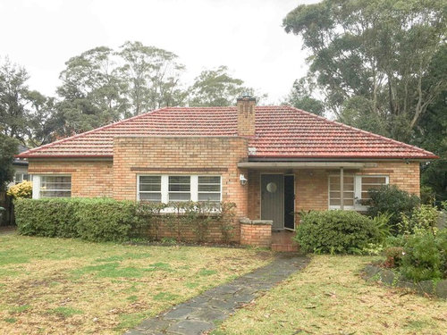 Ideas for exterior - brick mid-century built home | Houzz AU