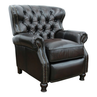 Presidential Recliner, Stetson Coffee - Traditional - Recliner Chairs ...
