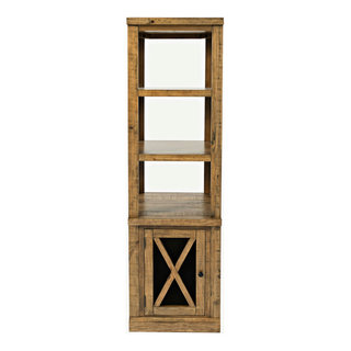 Telluride Rustic Distressed Pine Two Pier and Bridge Set - Farmhouse ...