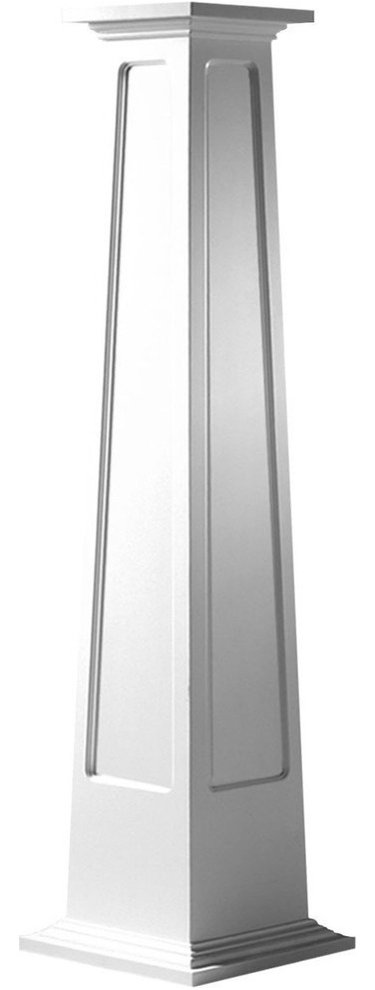 Endura-Craft Craftsman Classic, Square Tapered, Recessed Panel Column ...