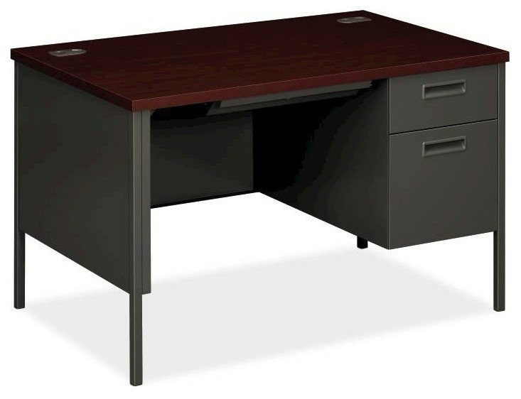 Hon Metro Classic Single Pedestal Desk, Hon Metro Classic Compact Right ...