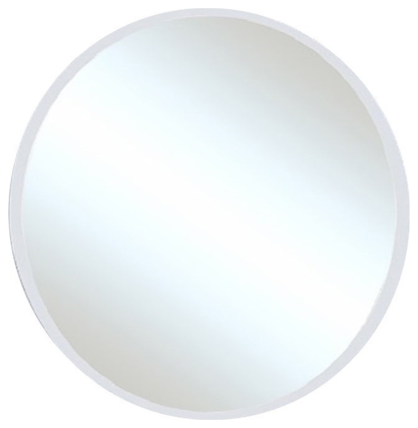 27" Round Frameless Mirror - Contemporary - Bathroom Mirrors - by ...