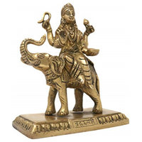 Idol Murti of Deity Brihaspati God Brass Statue Size: 8x6x3" 1.74 Kg ...