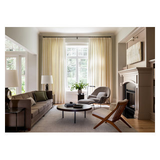 Blakely Woods Contemporary Home - Transitional - Living Room - Seattle ...