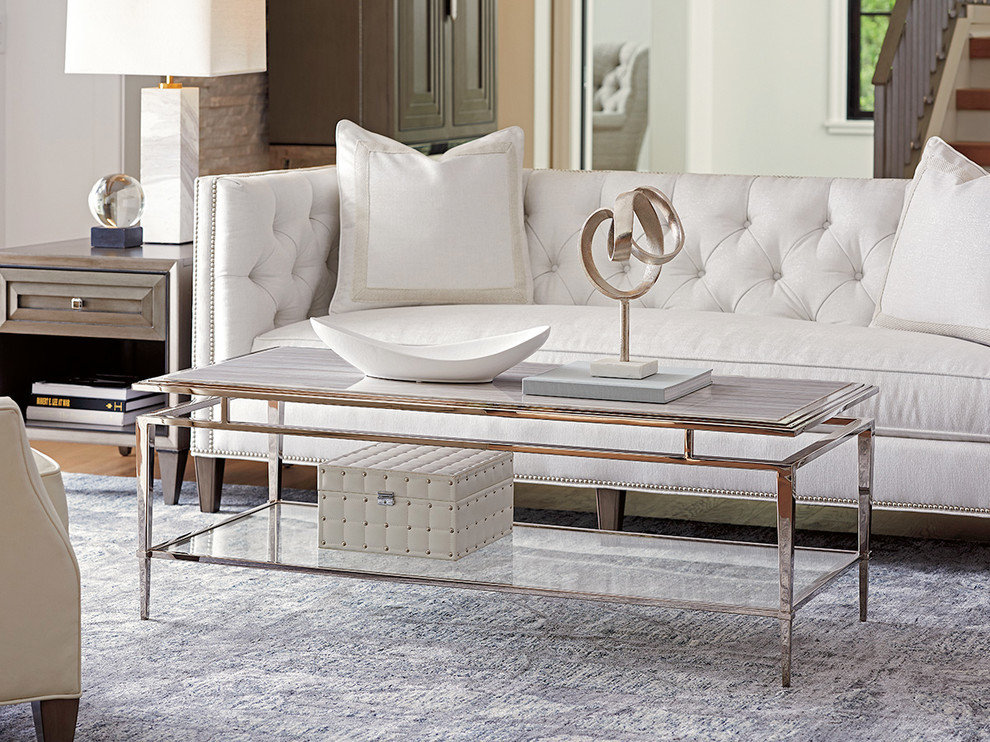 Athene Stainless Cocktail Table - Contemporary - Coffee Tables - by ...