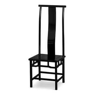 Black Rosewood Ming Chinese Tall Chair - Asian - Armchairs And Accent ...