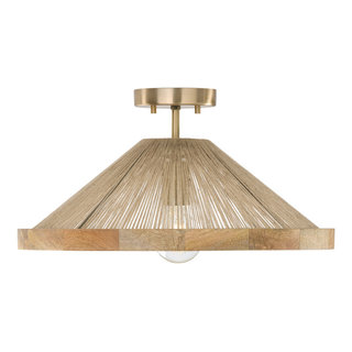 Capital Lighting 252811 Maya 19"W Semi-Flush Ceiling Fixture / - Beach ...