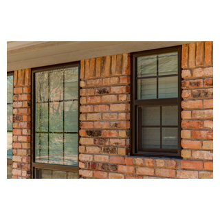 Single Hung Black Windows - Brennan Traditions - Traditional - Dallas ...