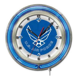 U.S. Air Force 19" Neon Clock - Contemporary - Wall Clocks - by Beyond ...
